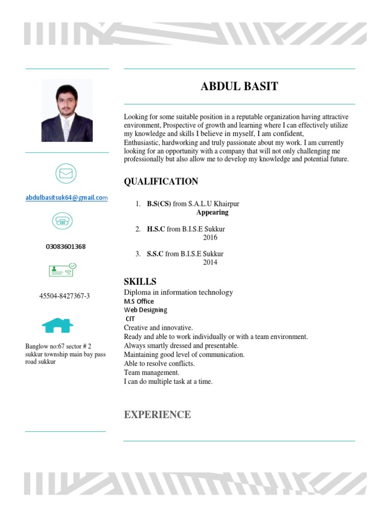 Abdul Basit CV | PDF