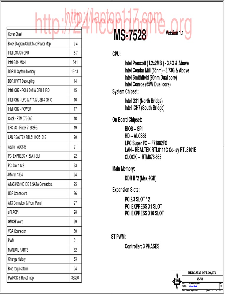 MS 7528 1.1 | PDF | Telecommunications | Computer Networking