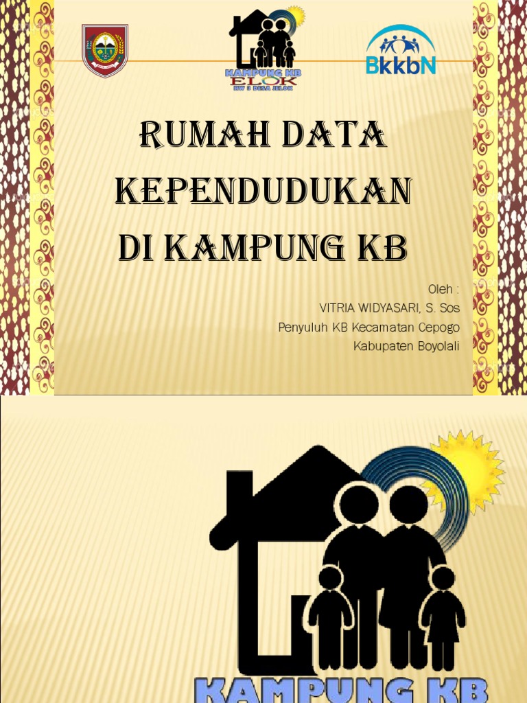 Rumah Data Di Kampung KB | PDF