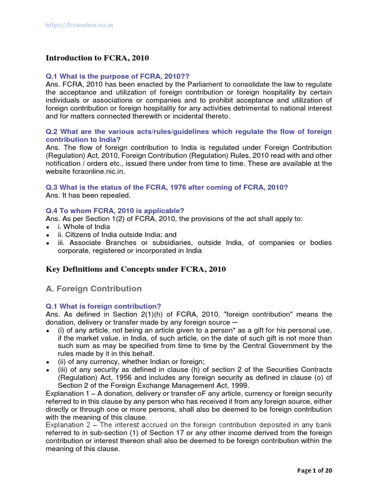 FC Faq 07062019 PDF | PDF | Government | Economies