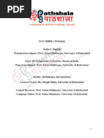 The Vidushaka in Sanskrit Drama-G. K. Bhat PDF | PDF | Mantra | Love