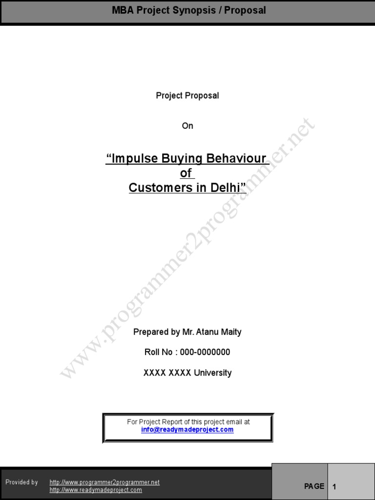 Impulse Buying Behaviour | PDF | Retail | Action (Philosophy)