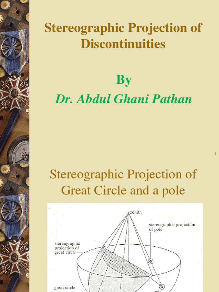Stereographic Projection PDF | PDF | Space | Geometry