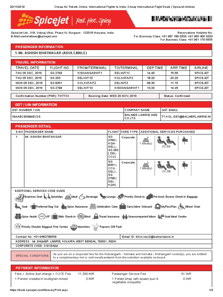 Mr. ASHISH BHATNAGAR - Ticket | PDF | Baggage | Business Class