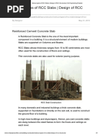 RCC Slab Design and Detailing Guide | PDF | Beam (Structure ...