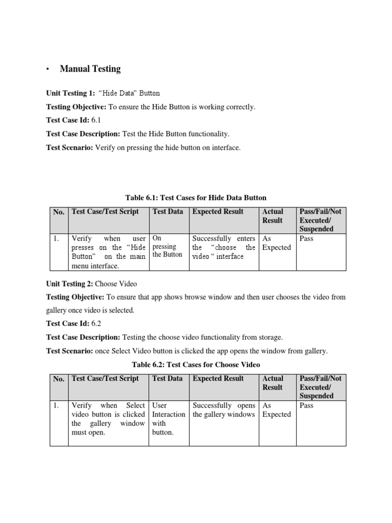 Manual Testing | PDF | Button (Computing) | Computer File