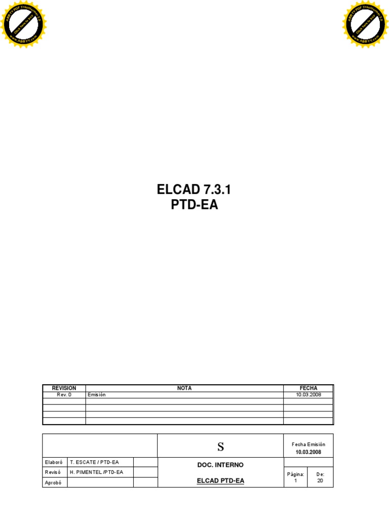 ELCAD Instructivo | PDF