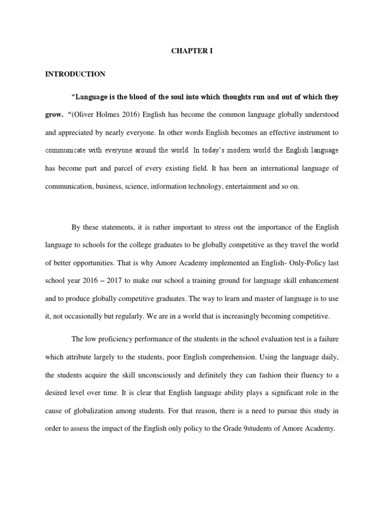 English Policy Program On Students | PDF | Multilingualism | English ...