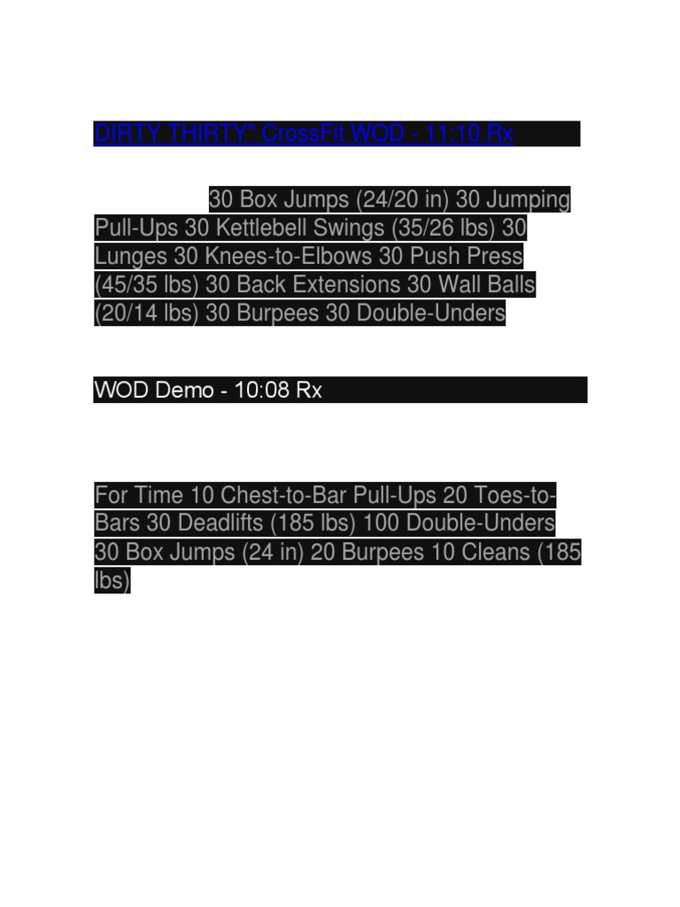 30 Box Jumps | PDF