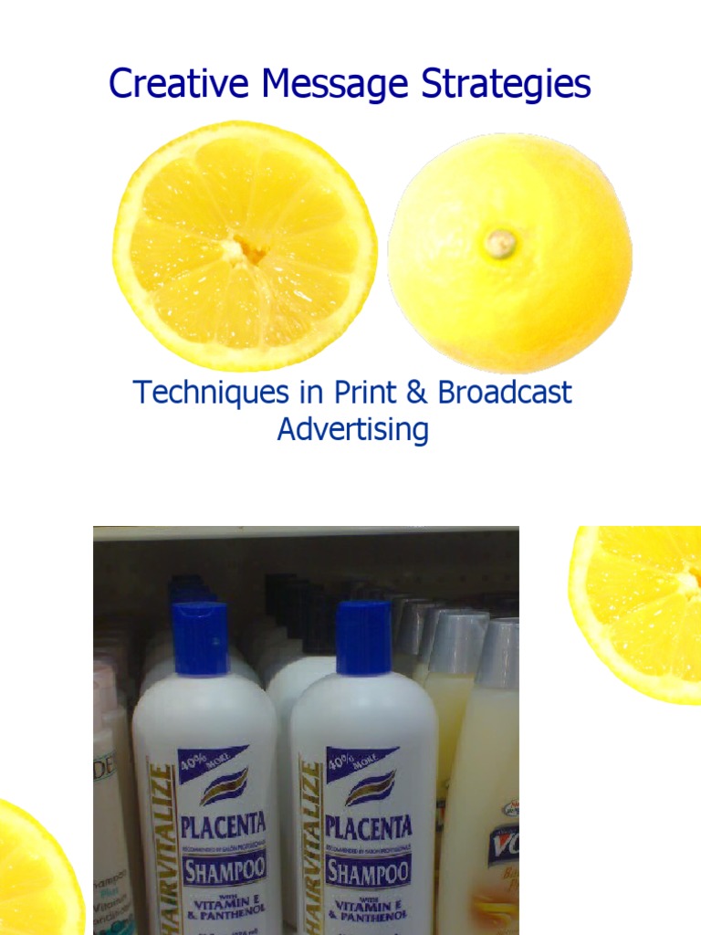 Creative Message Strategies: Techniques in Print & Broadcast ...