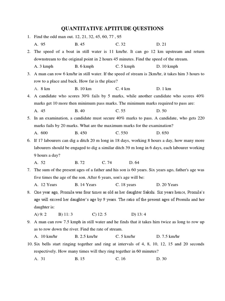 Aptitude and Programming Questions | PDF | Sphere | C (Programming ...