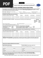CIOMS I Form for Adverse Reaction Reporting | PDF | Causes Of Death ...