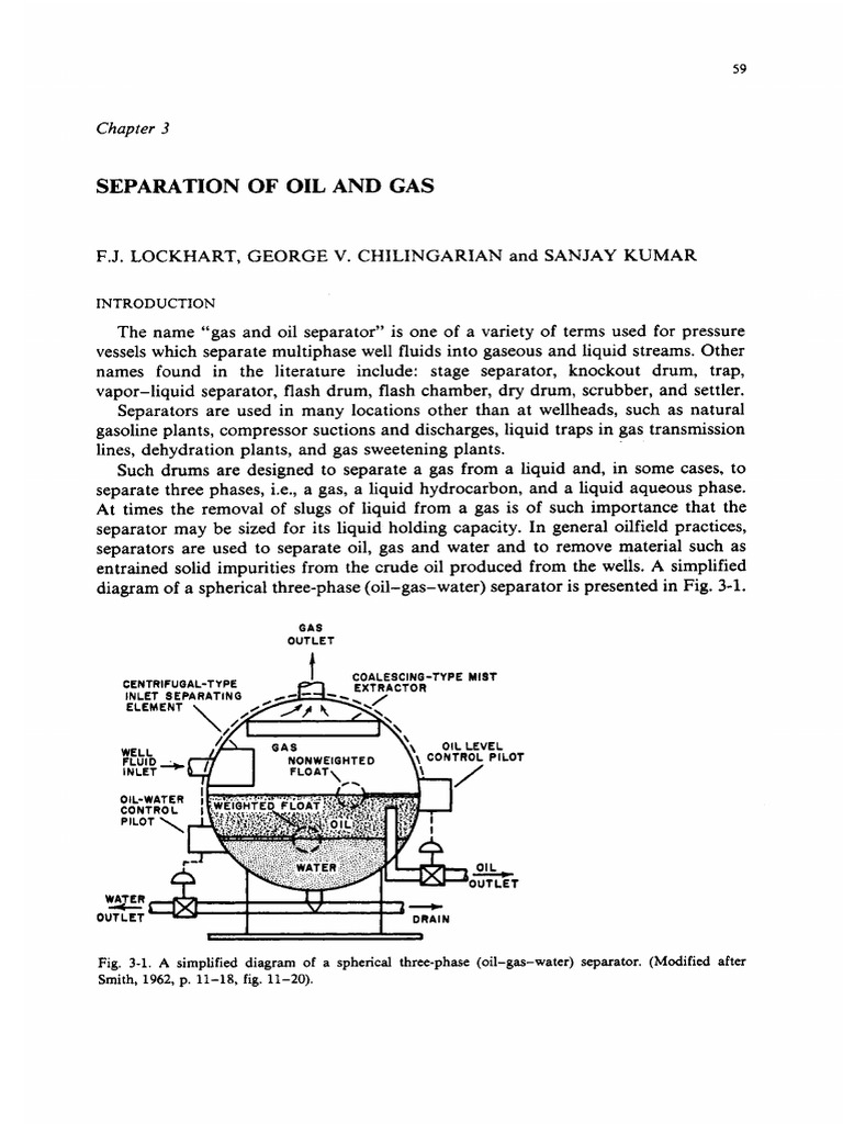 Chapter 3 Separation of Oil and Gas - 1987 - Developments in Petroleum ...
