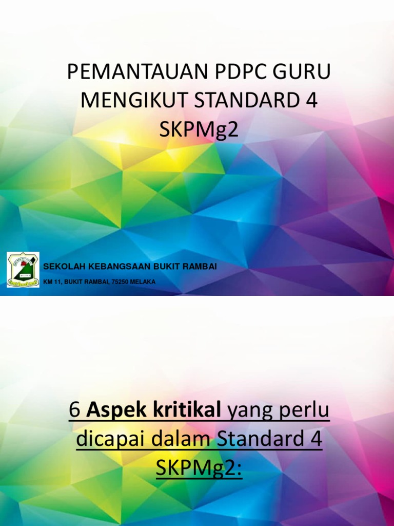 SKPMg2 STANDARD 4 PDPC | PDF