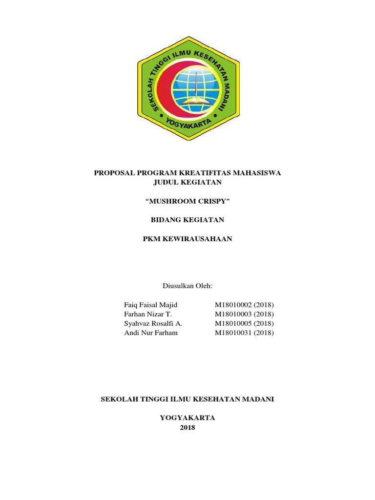 Proposal Jamur Crispy | PDF