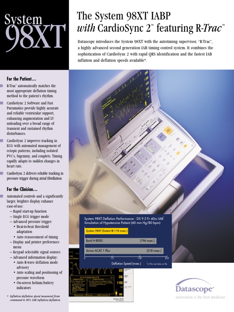 Datascope 98XT Brochure | PDF | Electrocardiography | Cardiovascular System