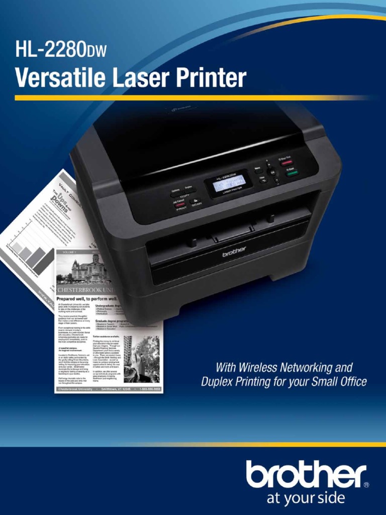 HL2280DW-2 Page Brochure PDF | PDF | Printer (Computing) | Image Scanner