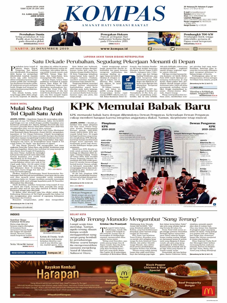 Kompas 21 Dec 2019 PDF | PDF