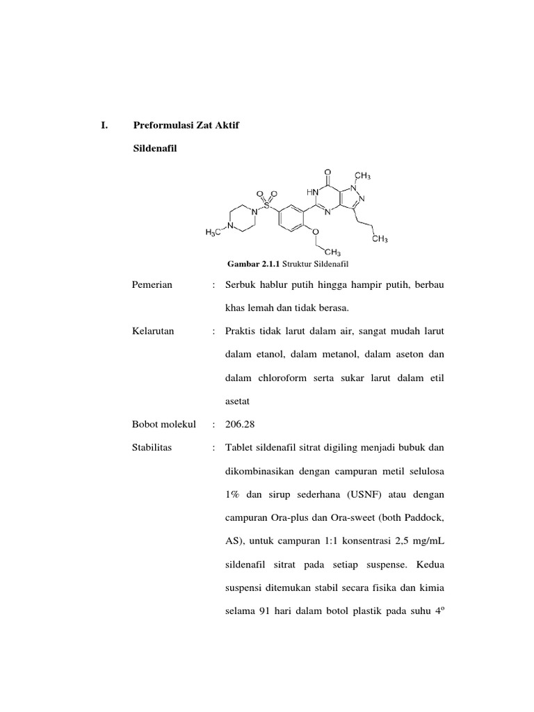 Preformulasi Zat Aktif | PDF