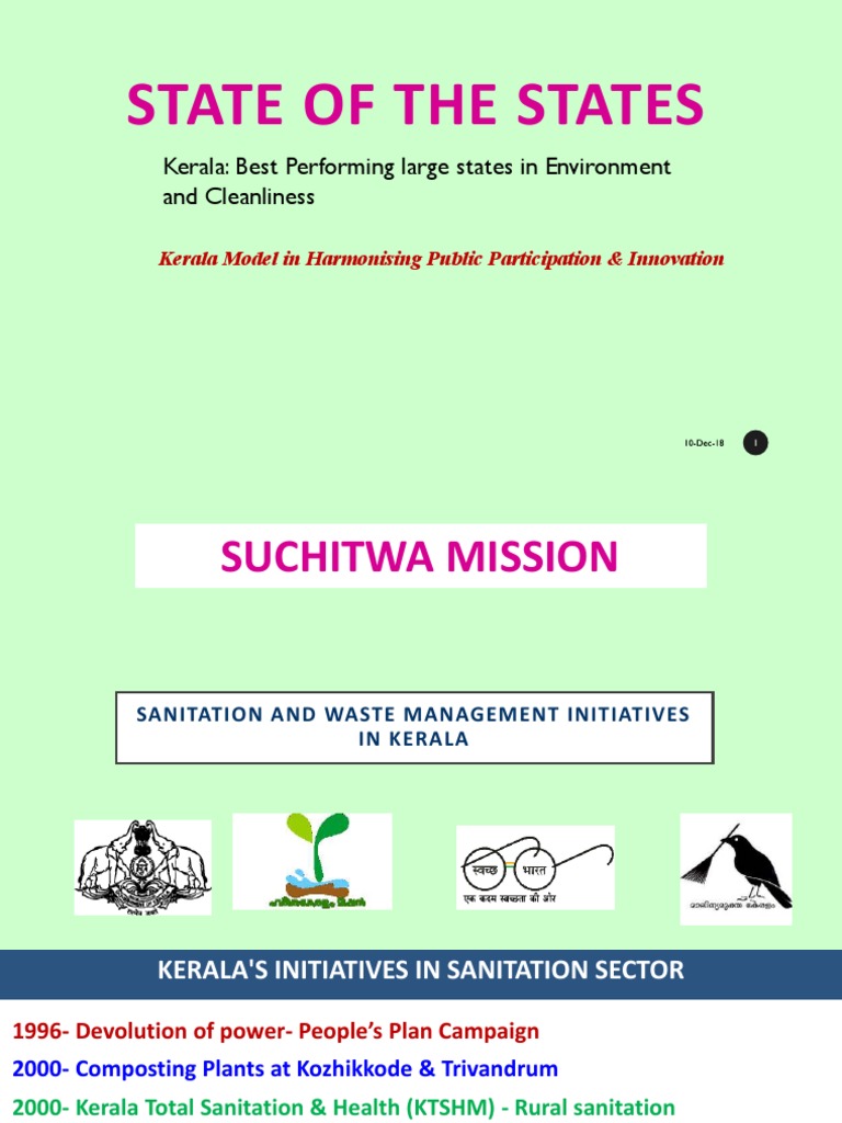 Waste Management Initiatives in Kerala | PDF | Waste Management | Recycling