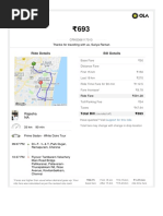 UBER Bill Format No Tolltax | PDF | Invoice | Transport