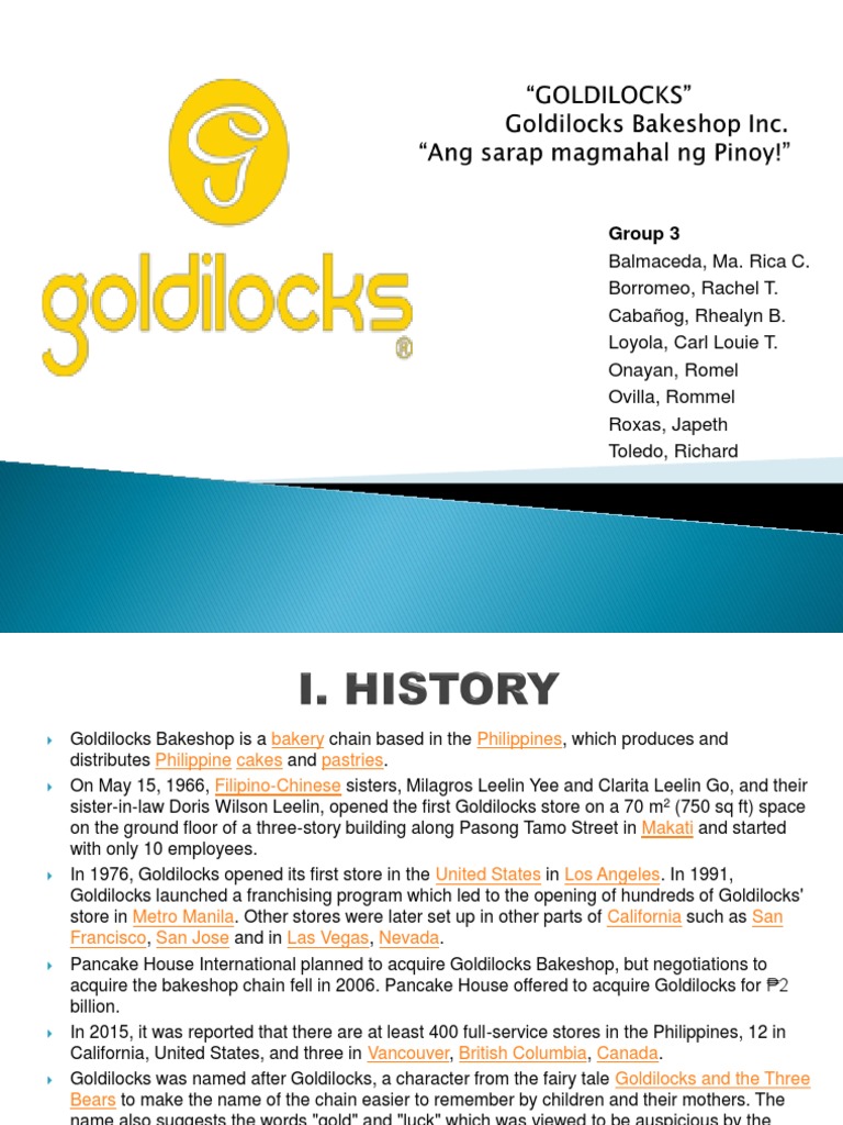 GOLDILOCKS | PDF | Economies | Business