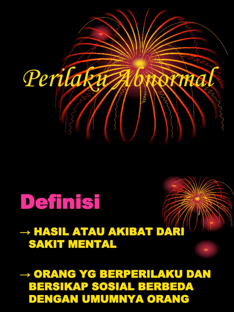 11 Perilaku Abnormal | PDF