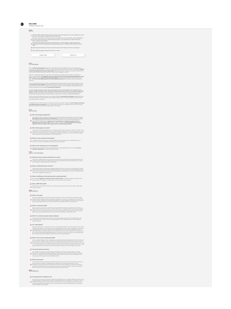 TSA 9-Week Intermediate Powerlifting Plan | PDF | Strength Training ...