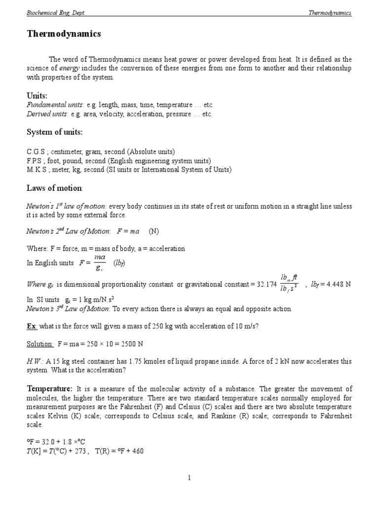 Thermodynamics | PDF | Enthalpy | Heat