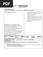 Lesson Plan Letter C | PDF | Lesson Plan | Teachers