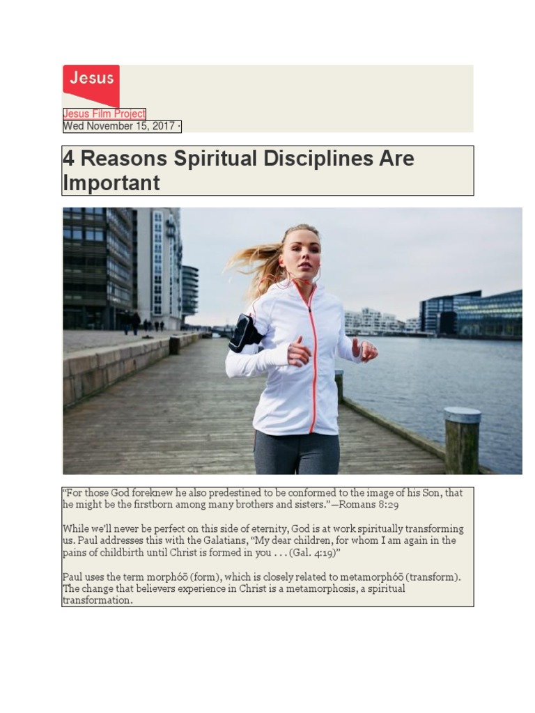 Spiritual Disciplines | PDF | Confession (Religion) | Jesus