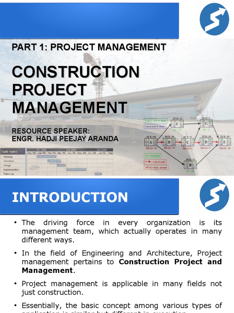 Part 1 Construction Management | PDF | Project Management | Procurement
