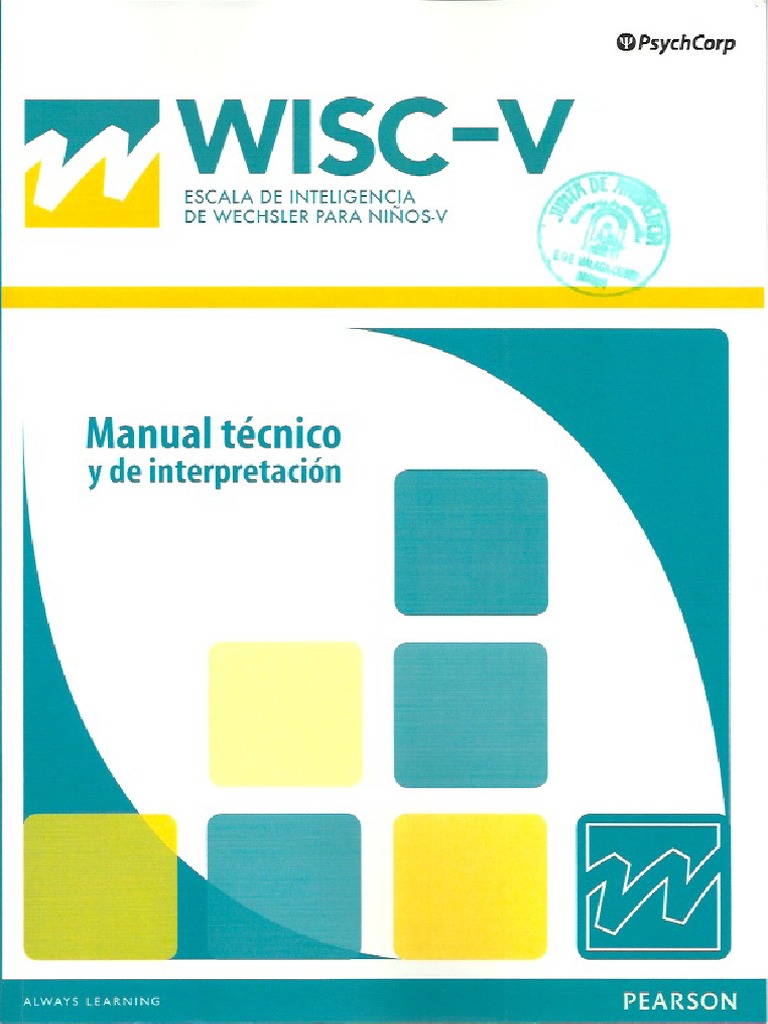 WISC V Manual Tecnico y de Interpretacion PDF | PDF