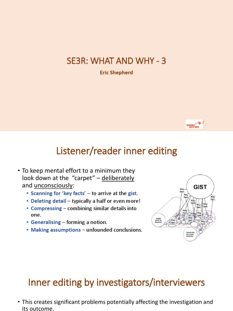SE3R What and Why - Part 3 | PDF | Attention | Bias