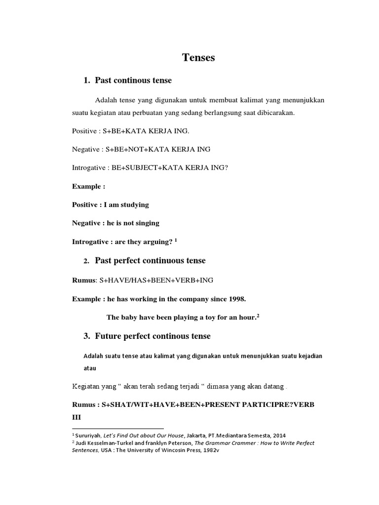 B. Inggris Tenses | PDF | Grammatical Tense | Linguistic Typology