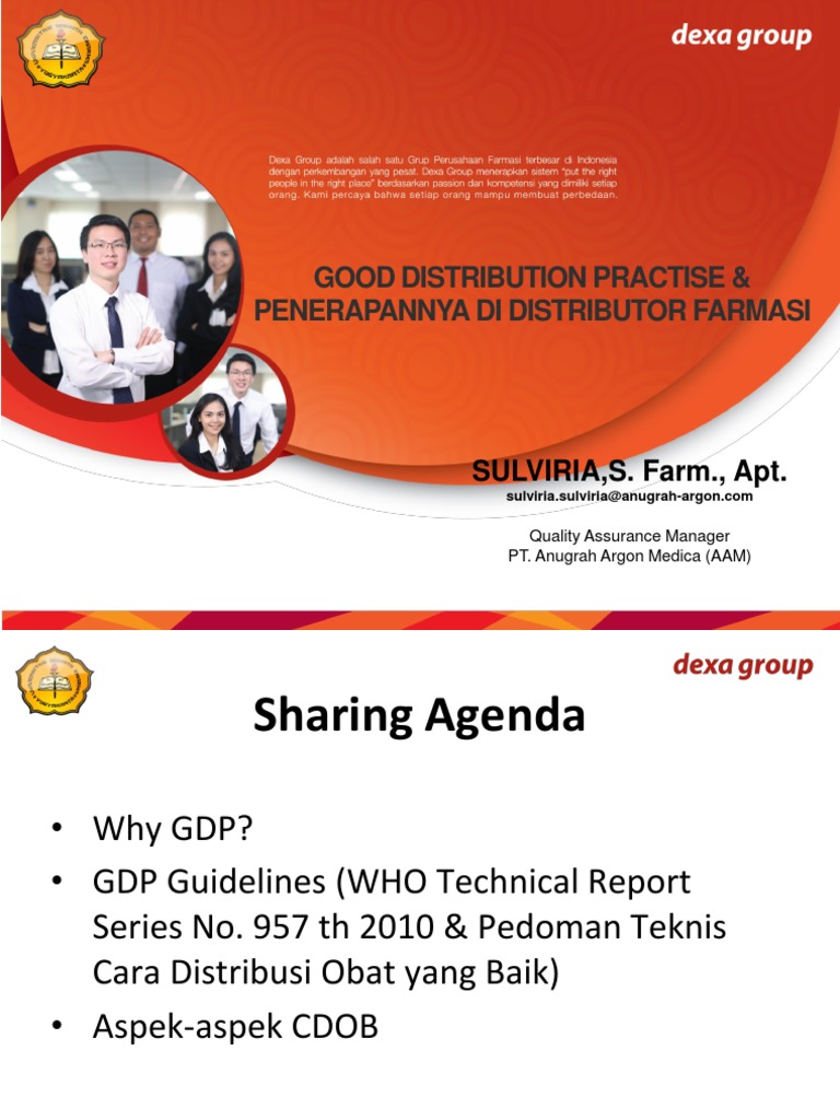 GOOD Distribution Practise & Penerapannya Di Distributor Farmasi PDF | PDF