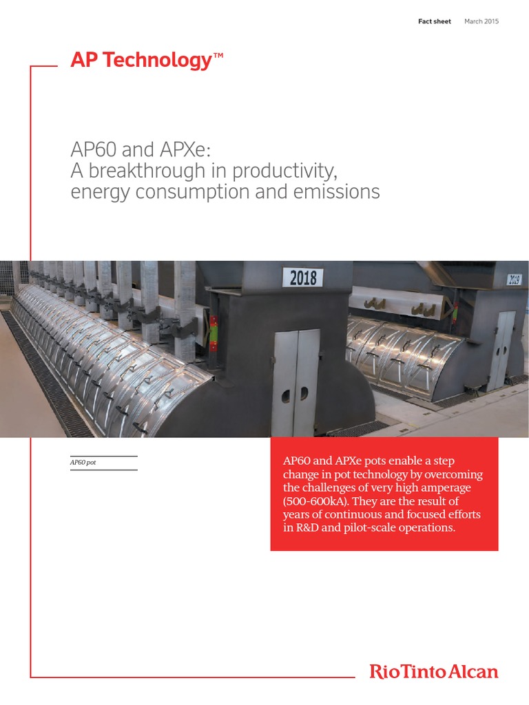 AP Factsheet AP60-APXe | PDF | Anode | Aluminium