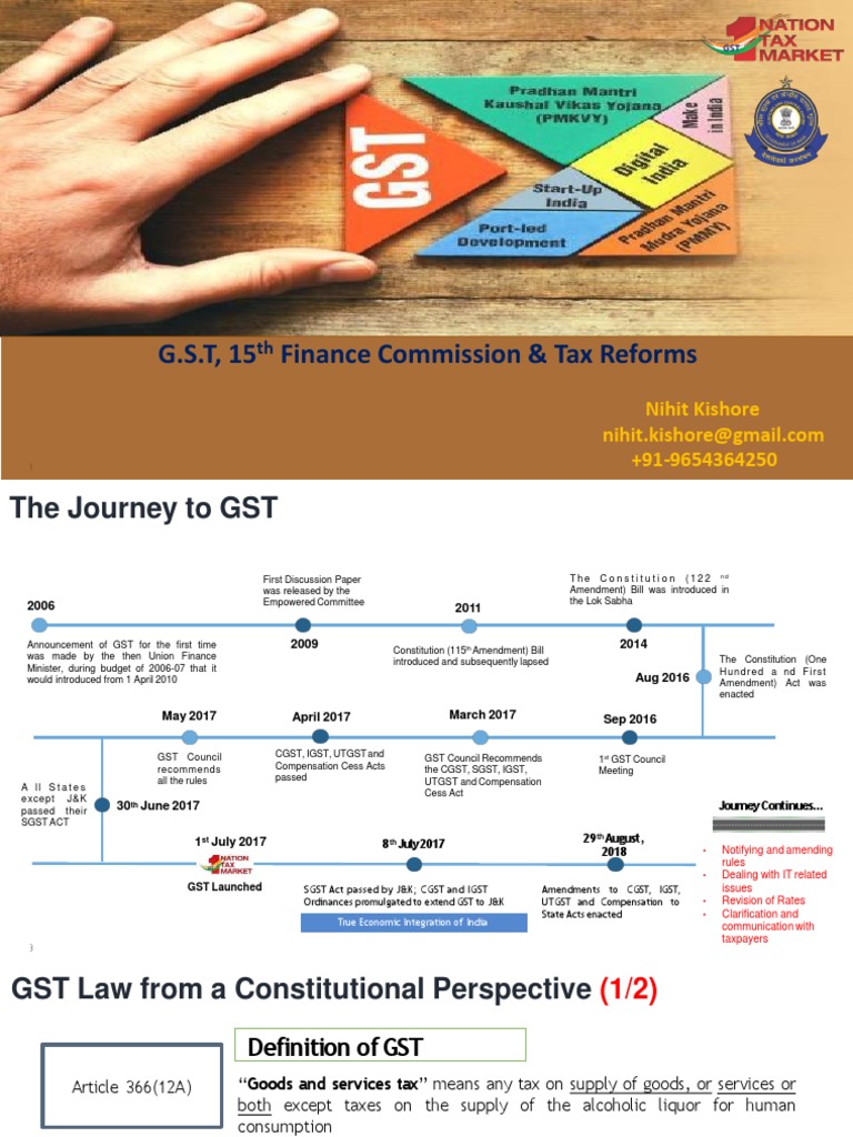 Understanding India's GST Journey: A Chronological Analysis of the ...