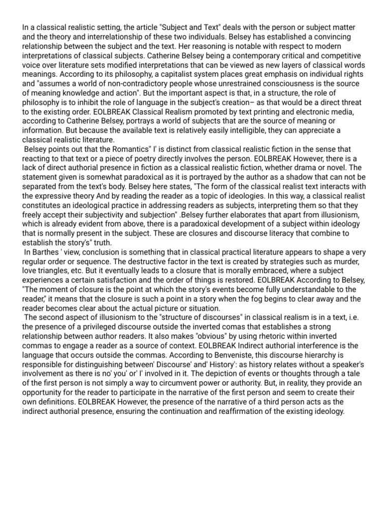 Memo | PDF | Narrative | Realism (Arts)