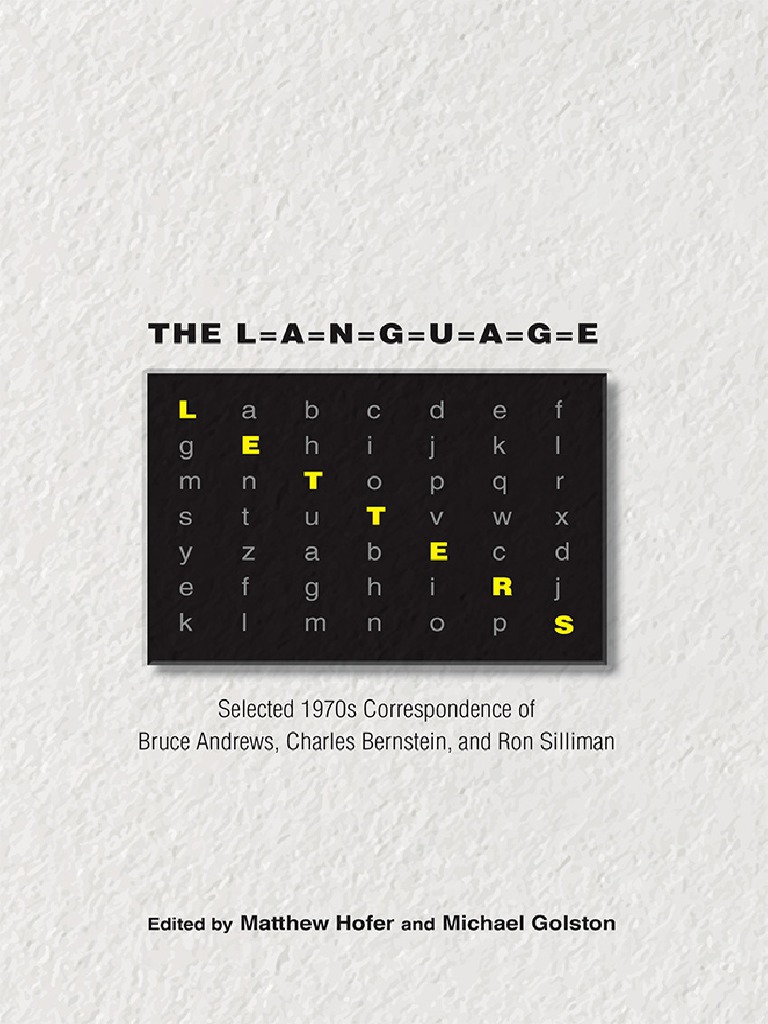 The Language Letters - Selected - Matthew Hofer | PDF | Poetry | Writing