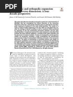 Ricketts Cephalometric Superimposition | PDF | Human Anatomy | Mouth