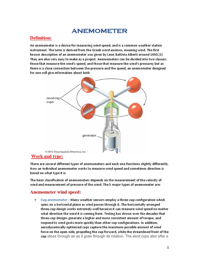 What Does An Anemometer Measure Types Work Process 53 Off