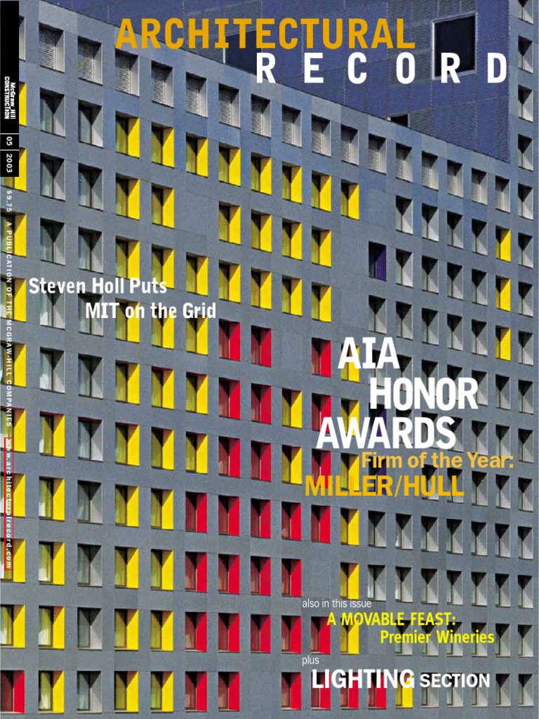 Architectural Record 2003-05 PDF | PDF | Mail | Architect