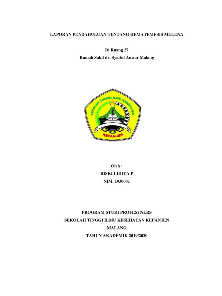 LP Hematemesis Melena | PDF