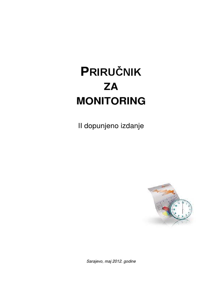 Prirucnik Za Monitoring Drugo Dopunjeno Izdanje | PDF