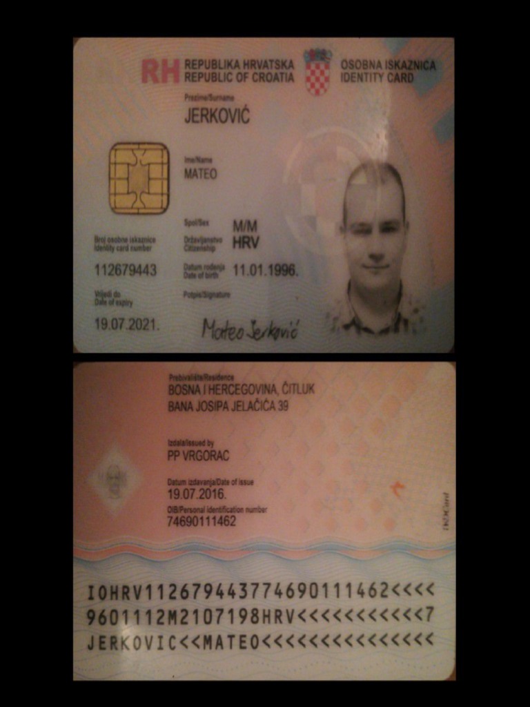 Cro Identity Card | PDF