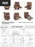 DOOM SLAYER Papercraft | PDF | Manufactured Goods | Equipment