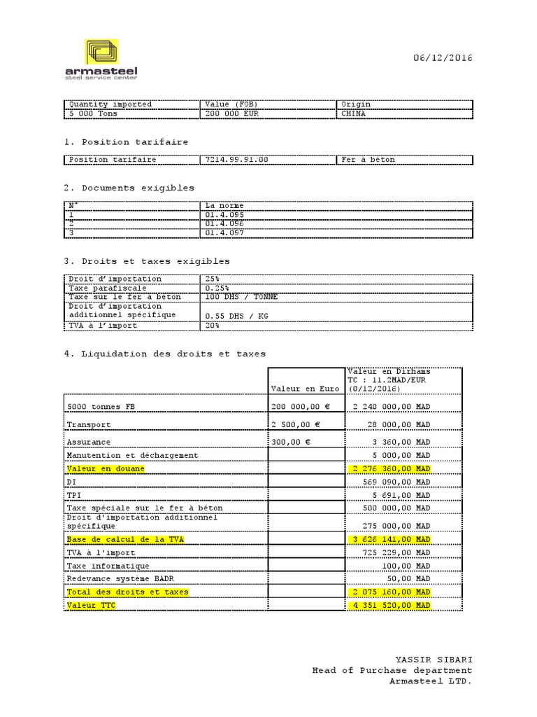 Exercice Logistique Internationale | PDF | Paiements | Commerce