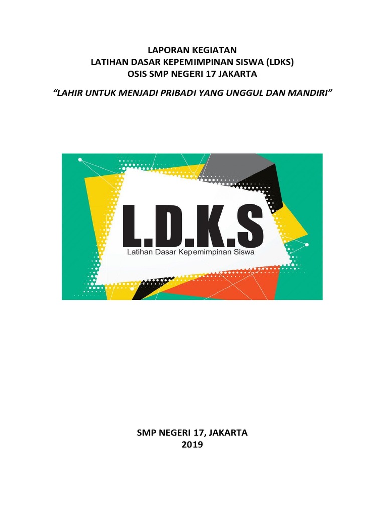 Laporan LDKS | PDF | Bisnis | Pengembangan Diri