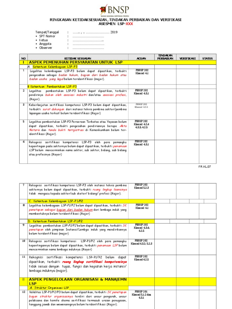 Contoh LKS Asesmen LSP | PDF